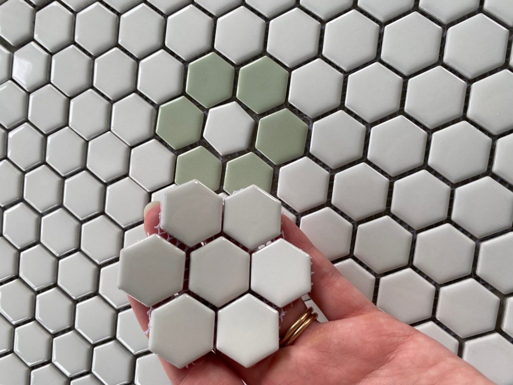 How to DIY Mosaic Floor Tile - Holladays at Home
